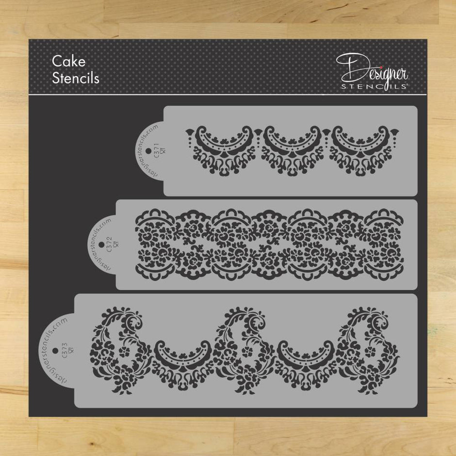 Lace Cake Stencils | Designer Stencils – Page 2 – Confection Couture ...