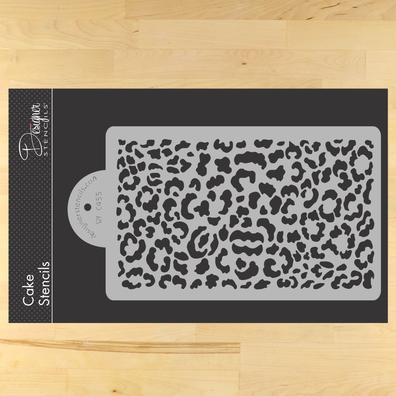 Leopard Print Cake Side Stencil by Designer Stencils – Confection Couture Stencils