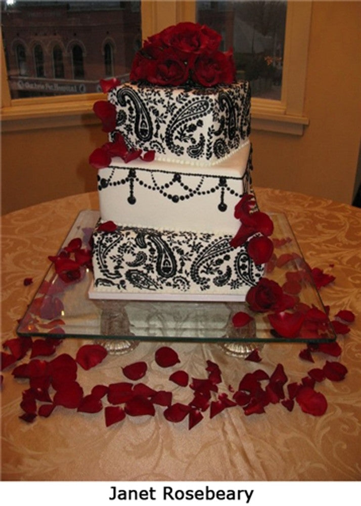 Pearl Swag Cake Side Stencil by Designer Stencils – Confection Couture ...