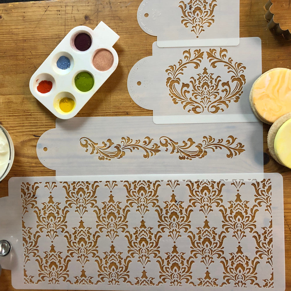 Filigree Cake Stencil Designs by Designer Stencils – Confection Couture ...