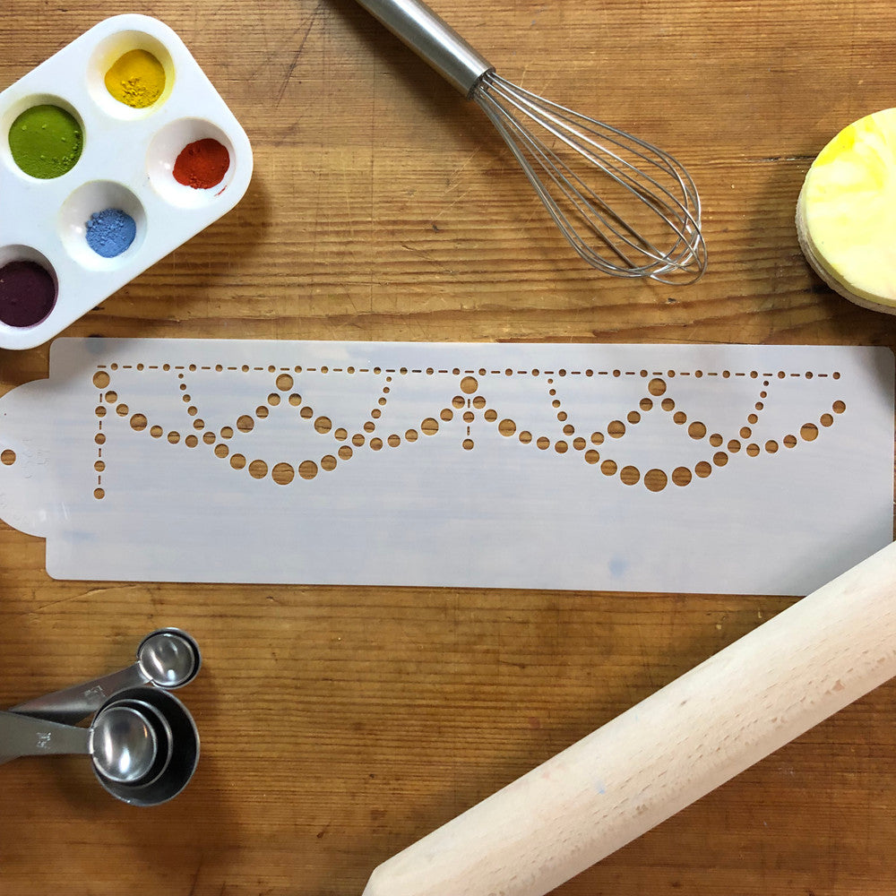 Pearl Swag Cake Side Stencil by Designer Stencils – Confection Couture ...