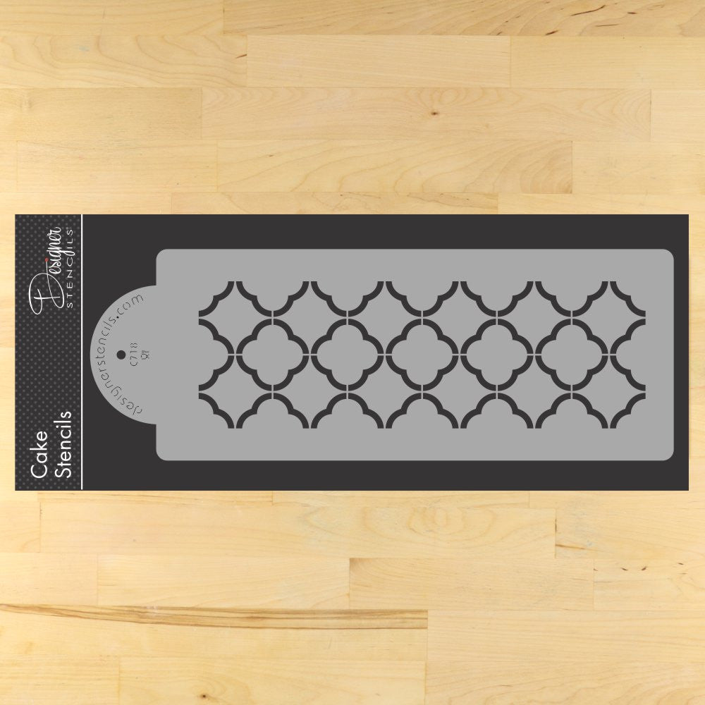 Quatrefoil Outline Stencil Moroccan Quatrefoil Pattern Stencil Home