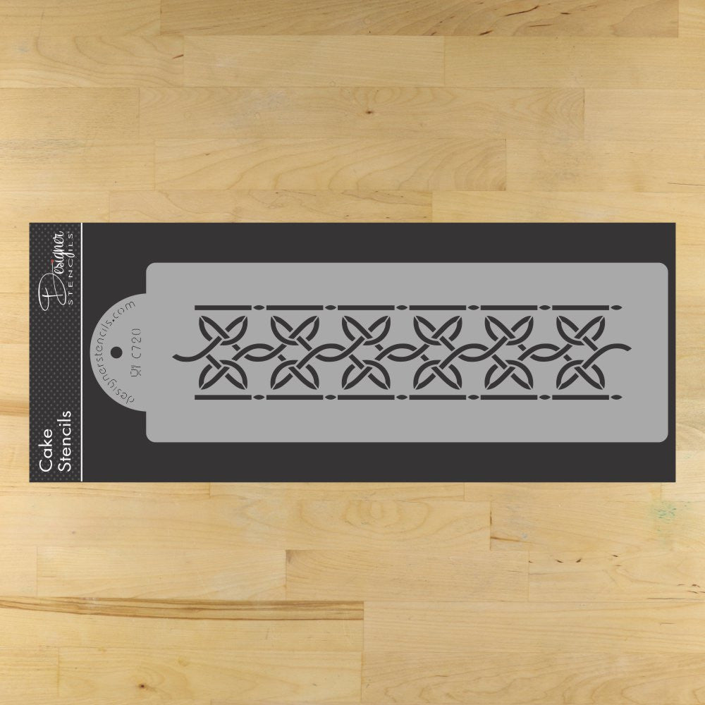 Celtic Twine Pattern Stencil for Cake Decorating – Confection Couture ...