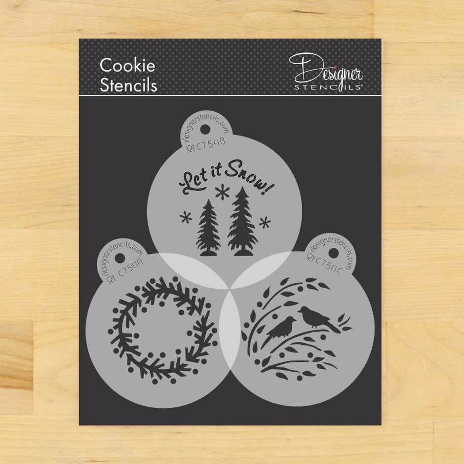 Christmas Cookie Stencils & Stencil Sets: Choose Your Own Today – Page ...