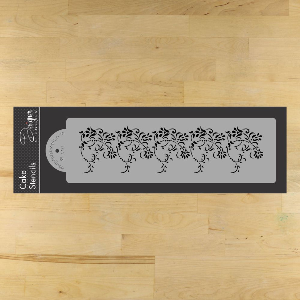 Vintage Lace Cake Side Stencils From Designer Stencils – Confection ...
