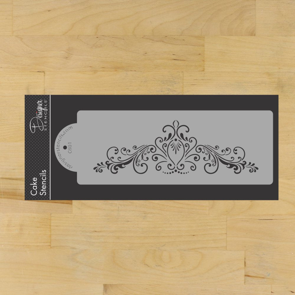 Small Princess Lace Cake Side Stencil for Wedding Cakes – Confection ...