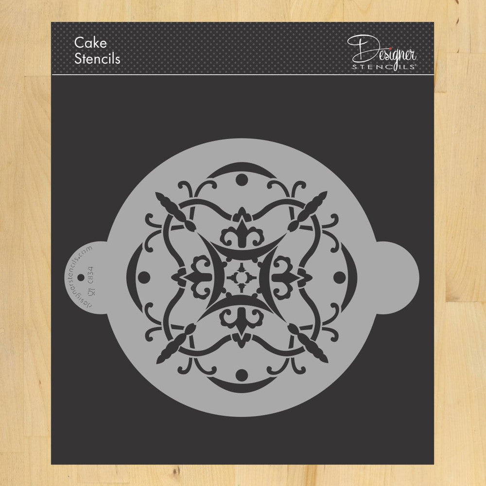 Gemma Italian Stencil Top for Pies and Cakes – Confection Couture Stencils