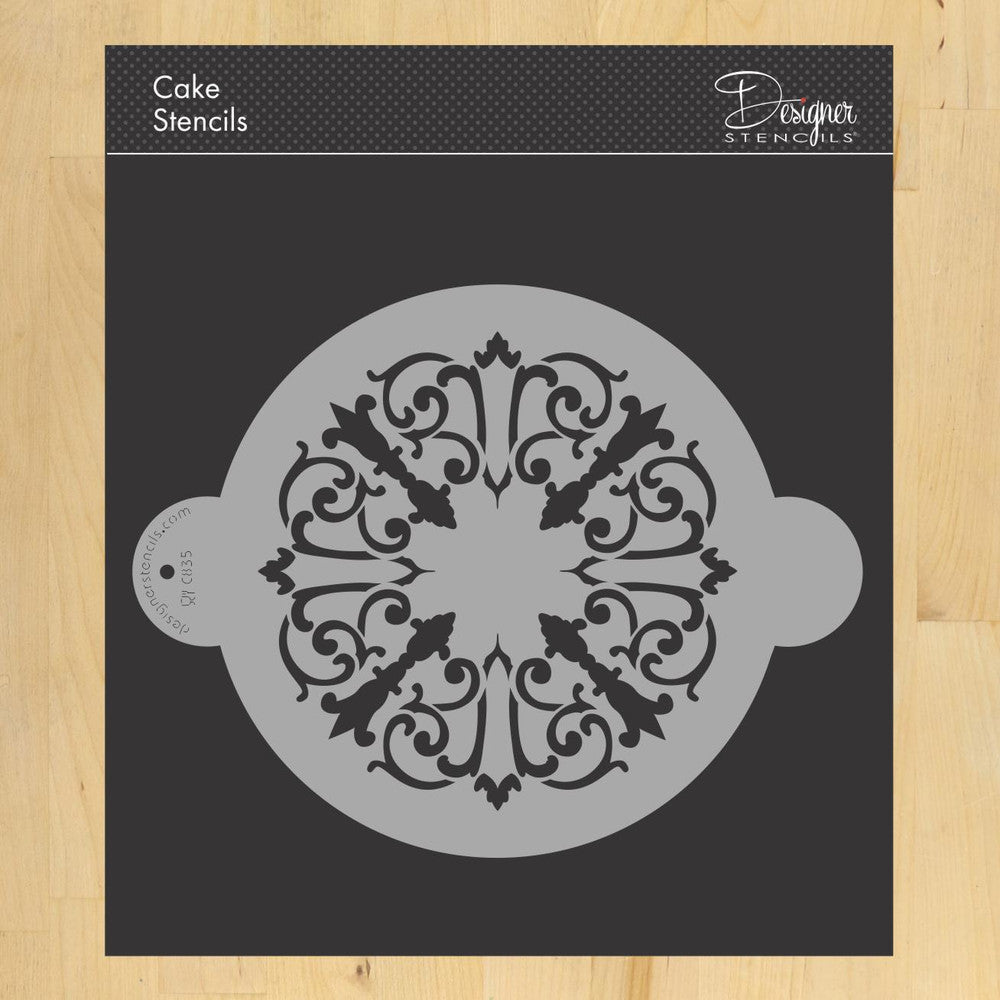 Adelina Italian Stencil Top for Pies and Cakes - Confection Couture ...