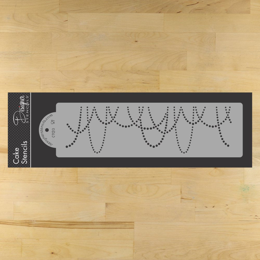 Draping Pearls Stencil for Wedding and Anniversary Cakes – Confection ...