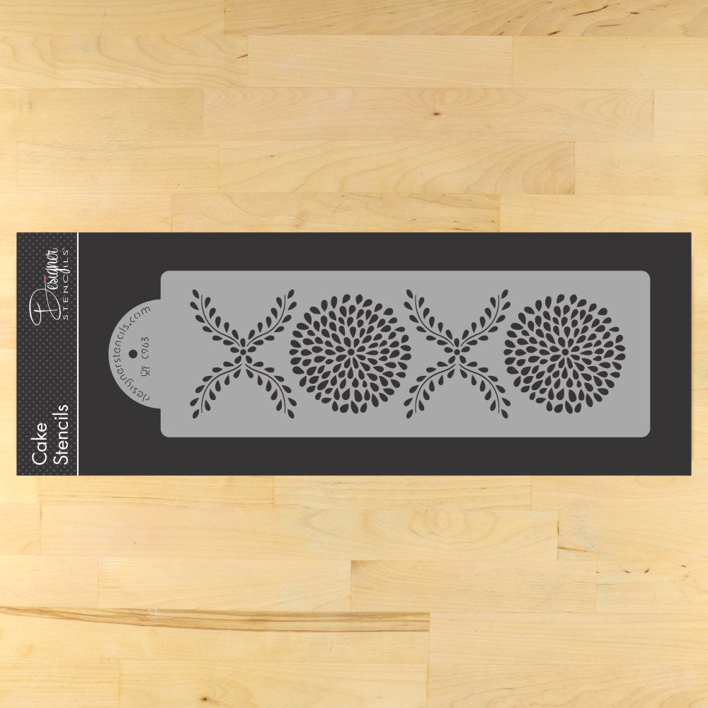 Summertime Garden Stencils for Decorating Cakes - Confection Couture ...