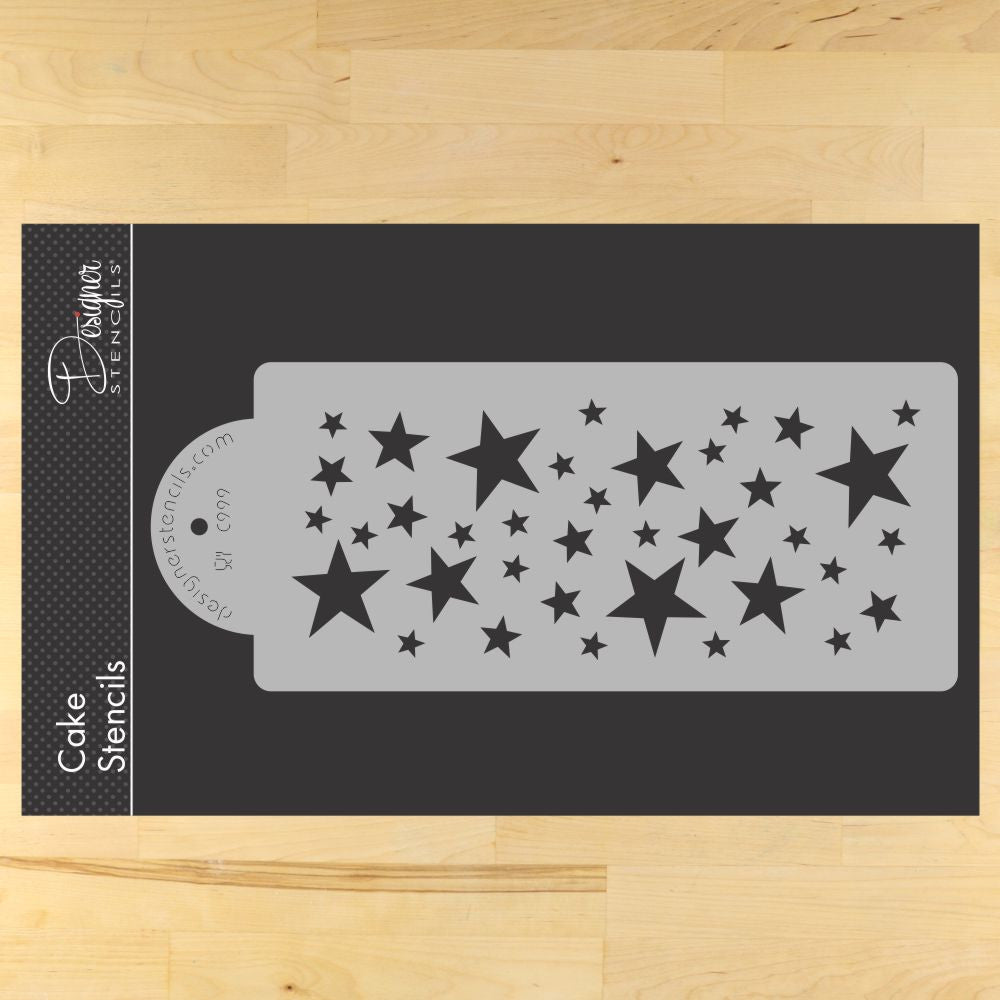 Scattered Stars Side Stencil for Cake Decorating – Confection Couture ...
