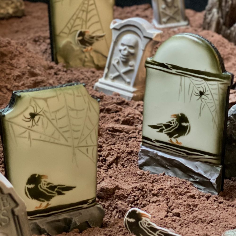 Cobweb Stencil: Halloween Mantle Cookie Stencil by Julia Usher ...