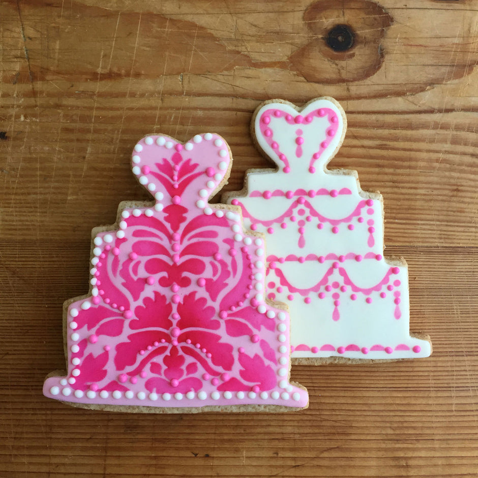 Wedding Cookie Stencil and Cutter Sets | Designer Stencils – Confection ...