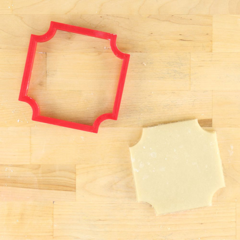 Corner Plaque Cookie Cutter – Confection Couture Stencils