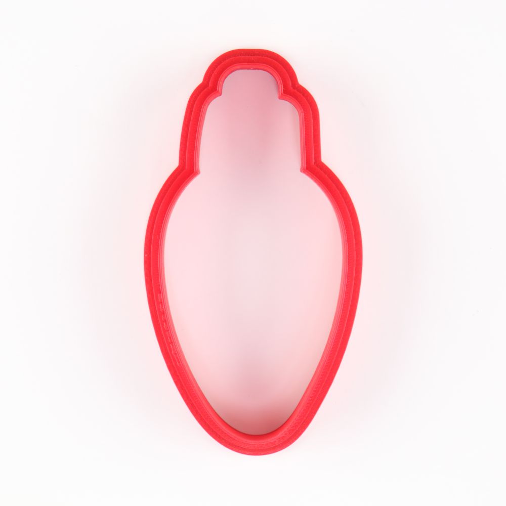 Christmas Light Bulb Cookie Cutter | Confection Couture Stencils