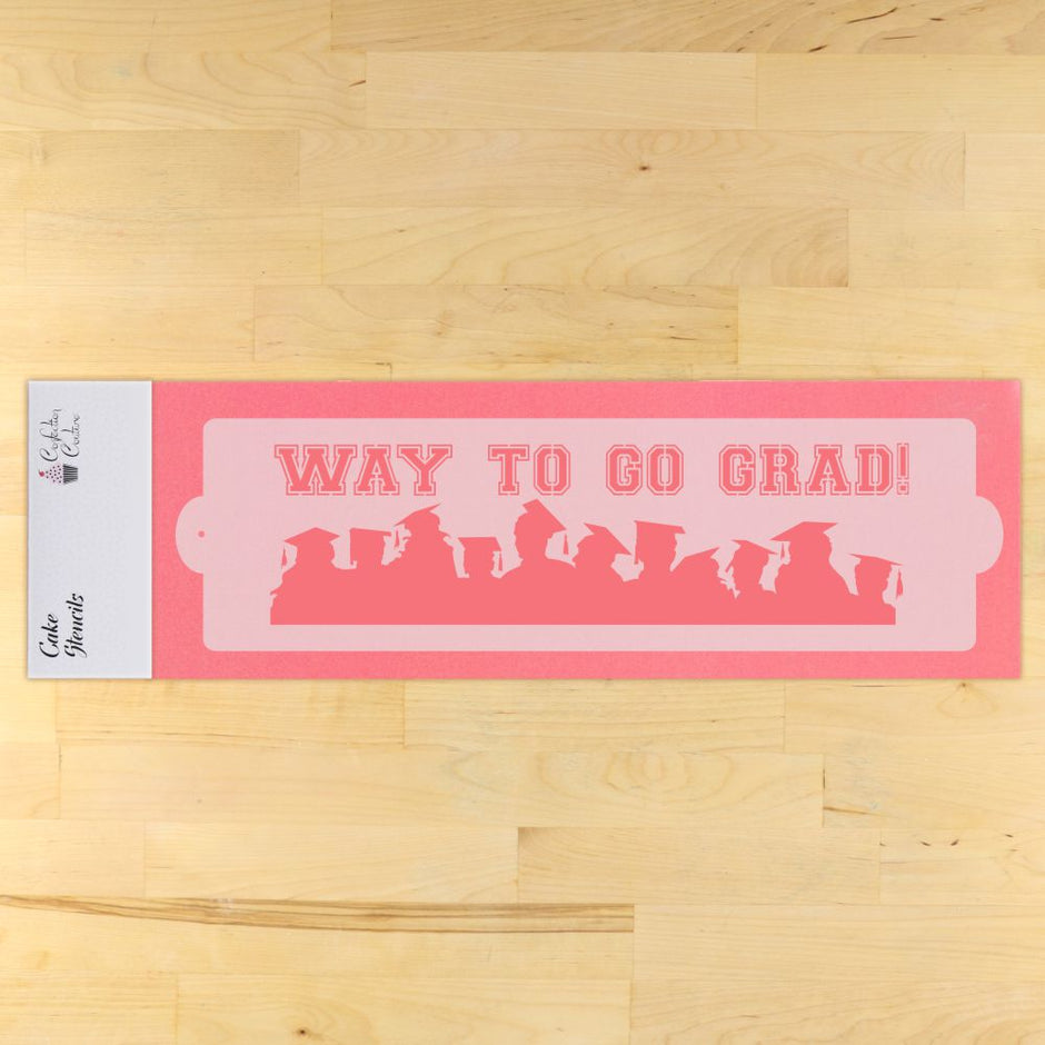 Graduation Cake Stencils: Decorate a Graduation Cake – Confection ...