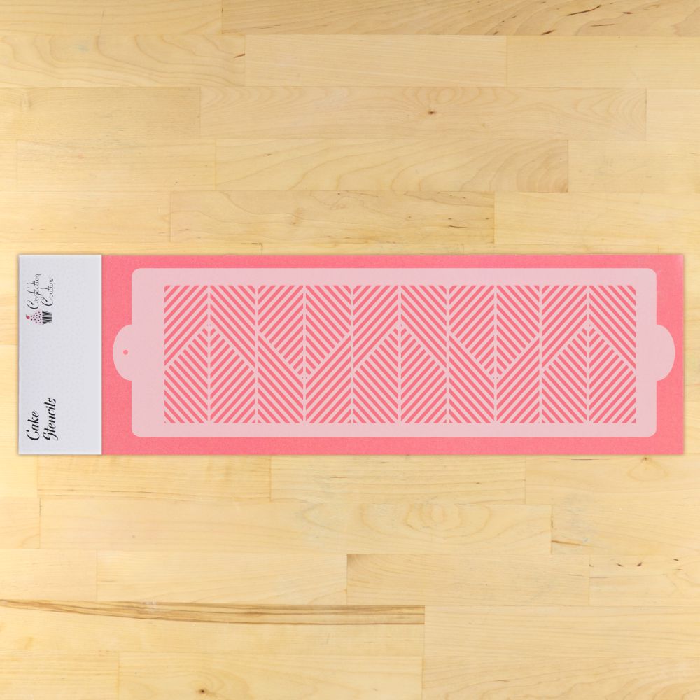 Raleigh Diamond Stencil for Cakes – Confection Couture Stencils