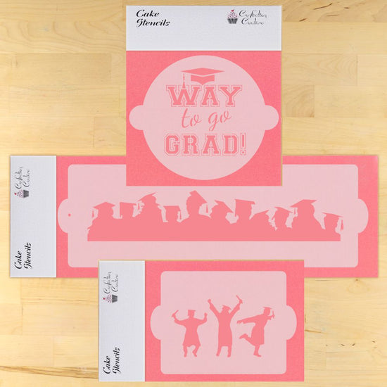 Cake Stencil Kit for Decorating Graduation Cakes – Confection Couture ...