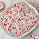 Ho Ho Ho Pattern Cookie Stencil: Santa Claus Cookie Stencils ...