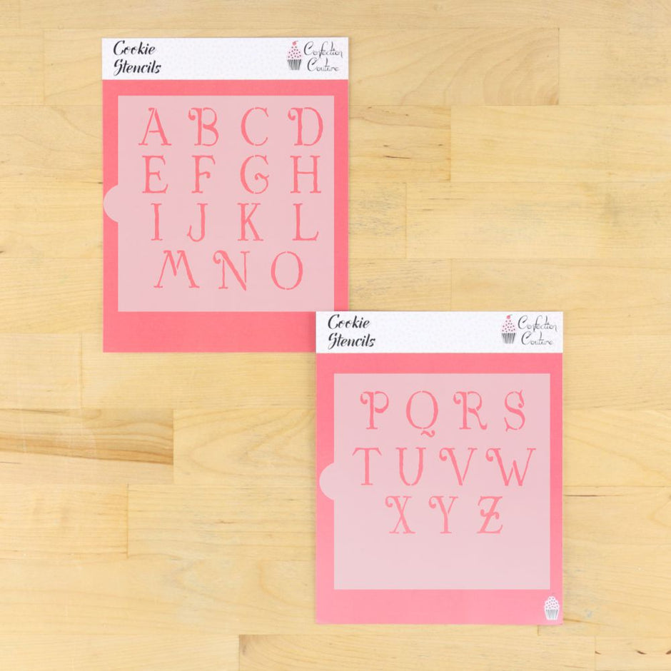 Monogram Cookie Stencils: Add Letters to Cookies With Ease ...