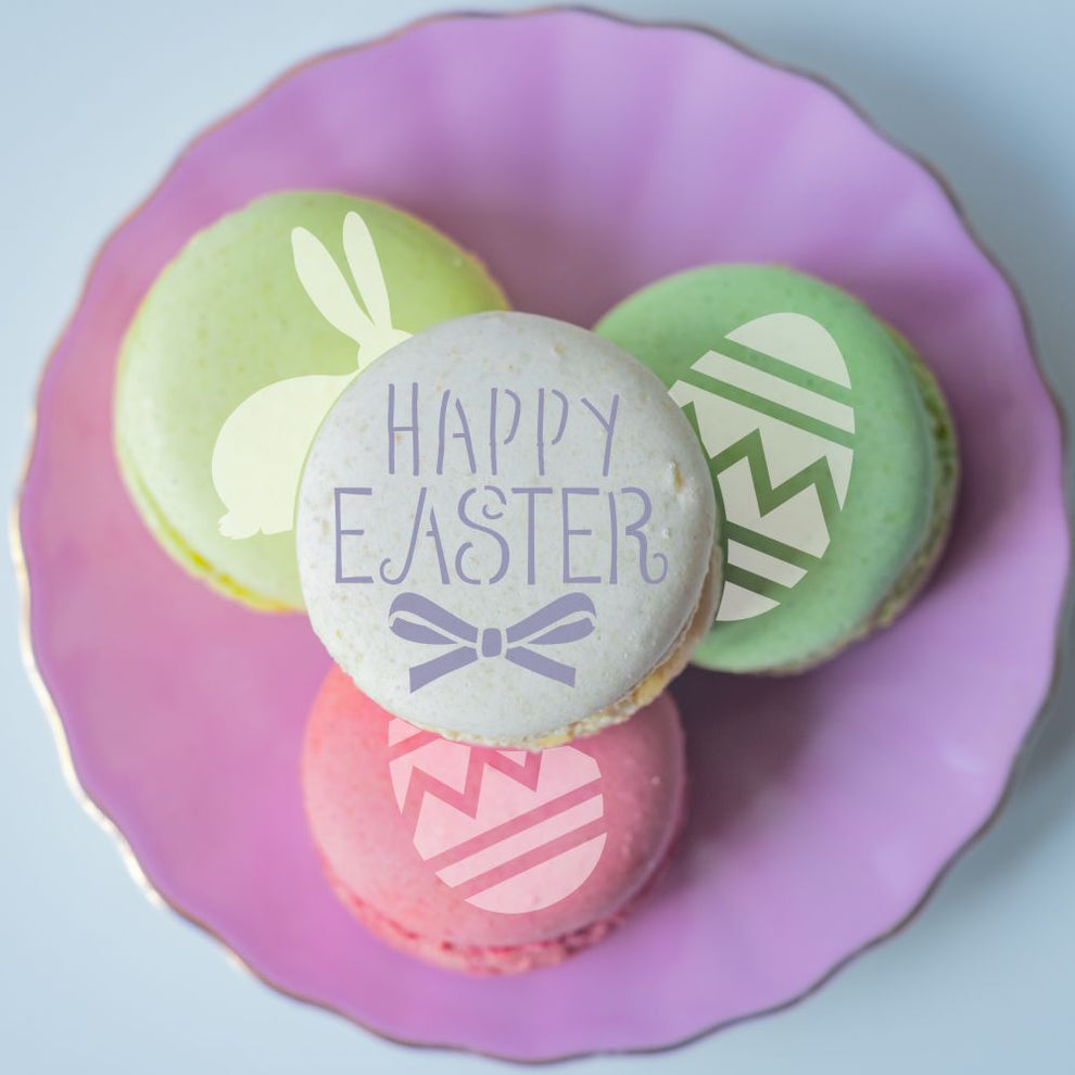 Easter Round Cookie Stencil Set – Confection Couture Stencils