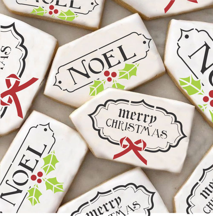 Christmas Cookie Stencils: Decorate Christmas Cookies – Confection ...