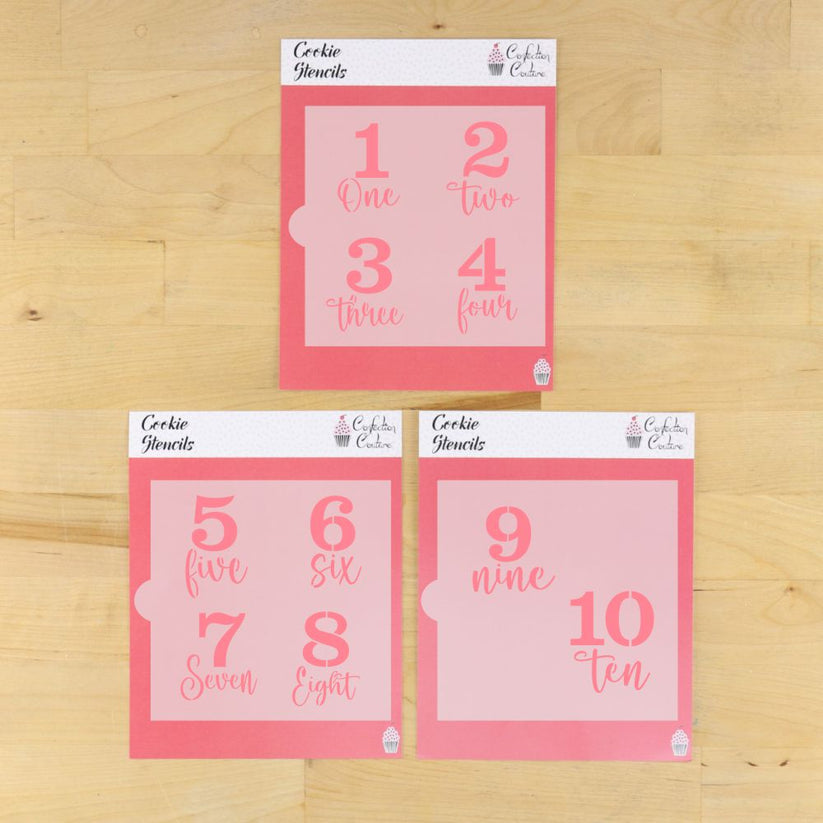 Numbers for Birthday Cookie Stencils: Make Birthday Cookies ...