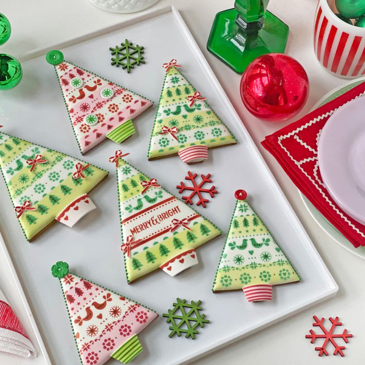 Christmas Cookie Stencils: Decorate Christmas Cookies – Confection ...